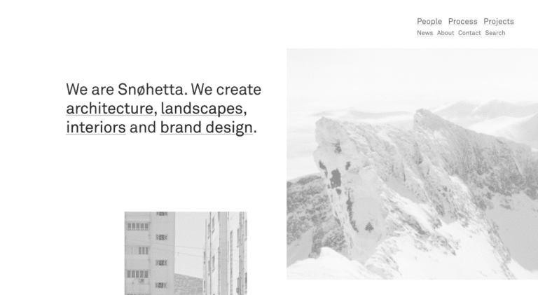 Snøhetta featured on Minimal Gallery