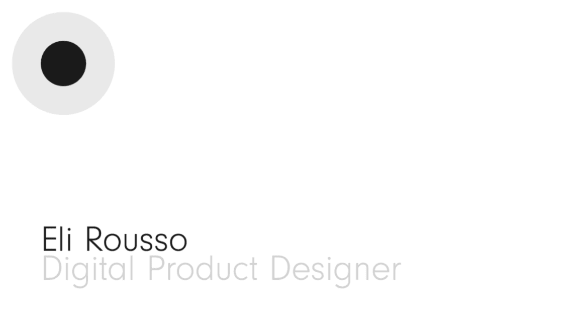 Eli Rousso on Minimal Gallery