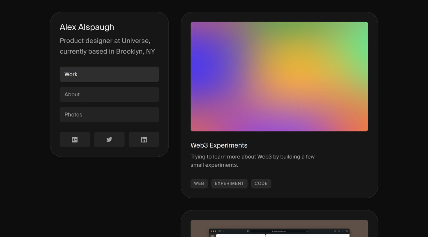 Alex Alspaugh featured on Minimal Gallery