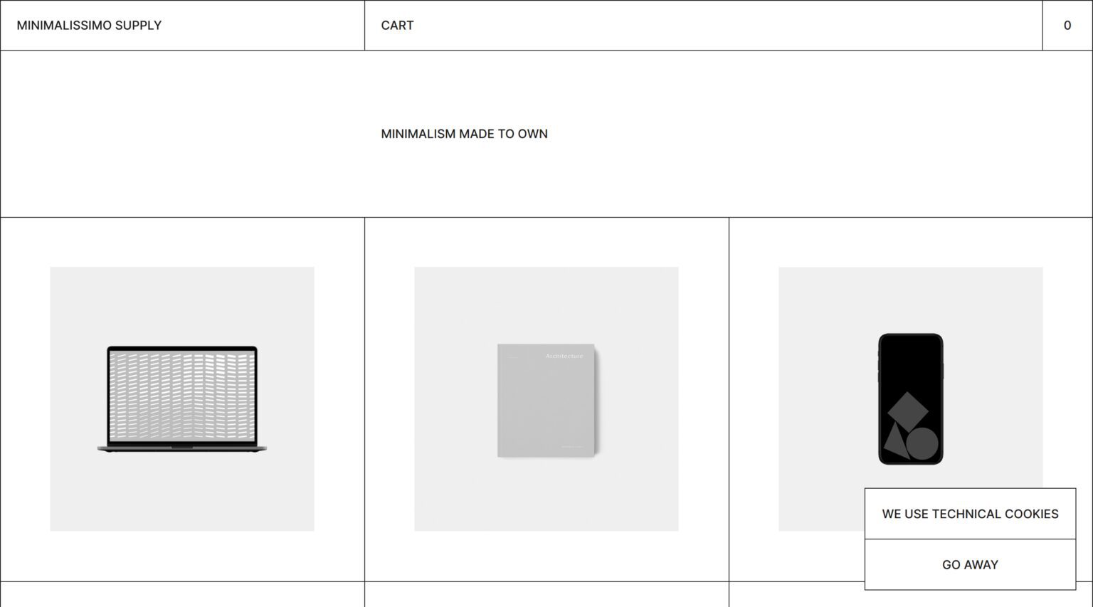 Minimalissimo Supply on Minimal Gallery