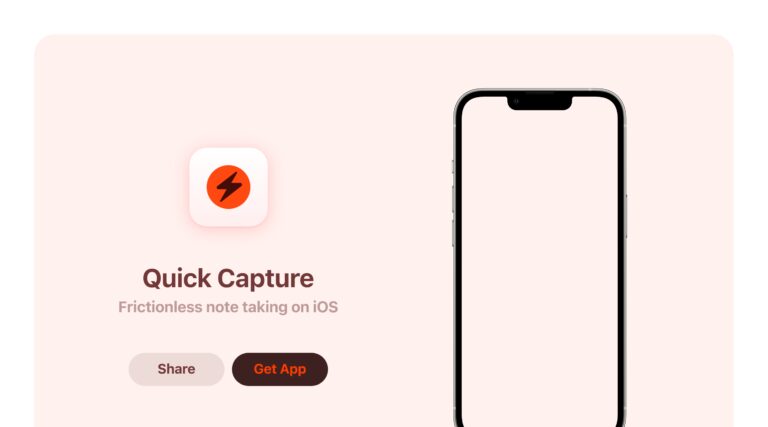 Quick Capture on Minimal Gallery