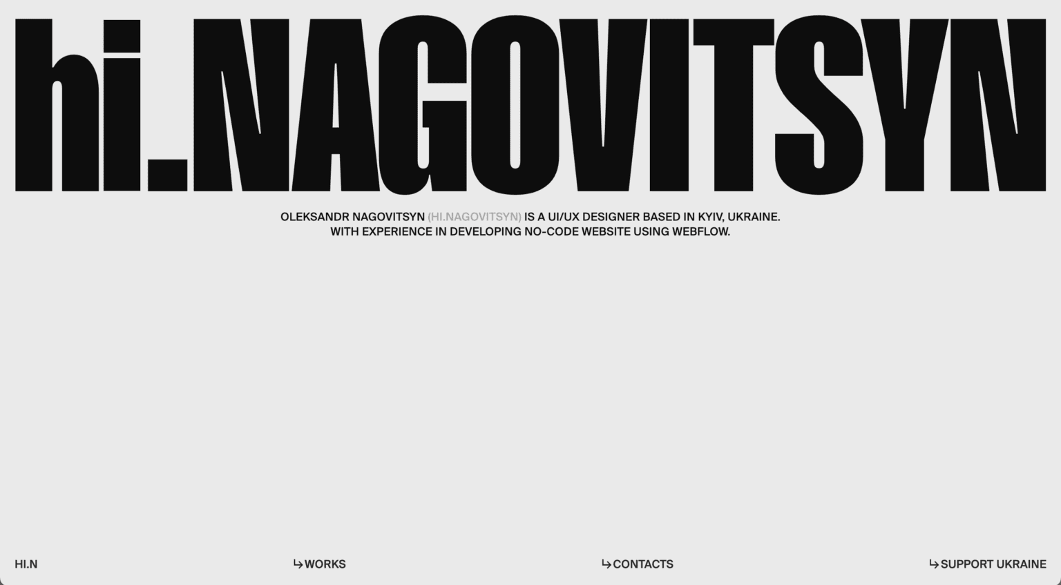 HI.NAGOVITSYN on Minimal Gallery