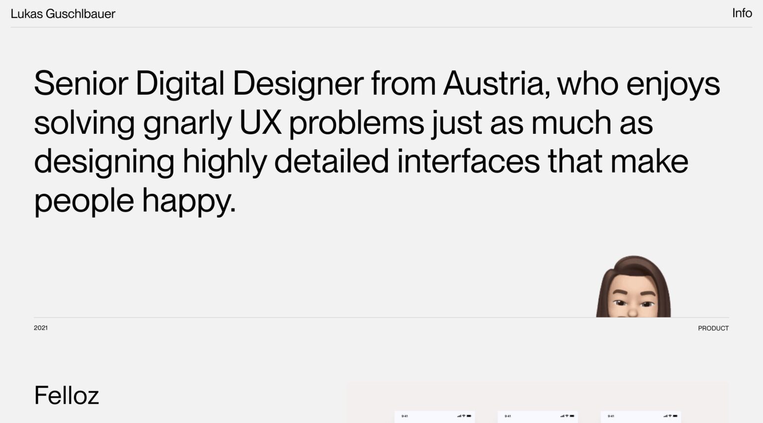 Lukas Guschlbauer on Minimal Gallery