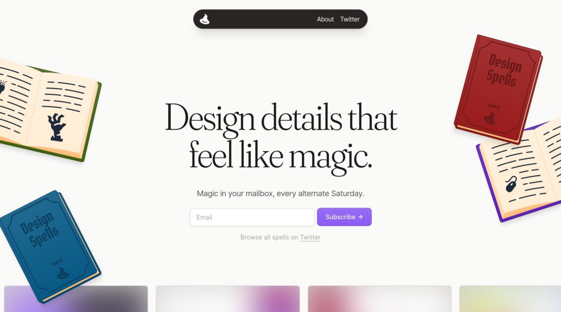 Design Spells on Minimal Gallery