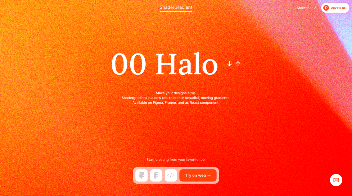 Shader Gradient on Minimal Gallery Shader Gradient on Minimal Gallery