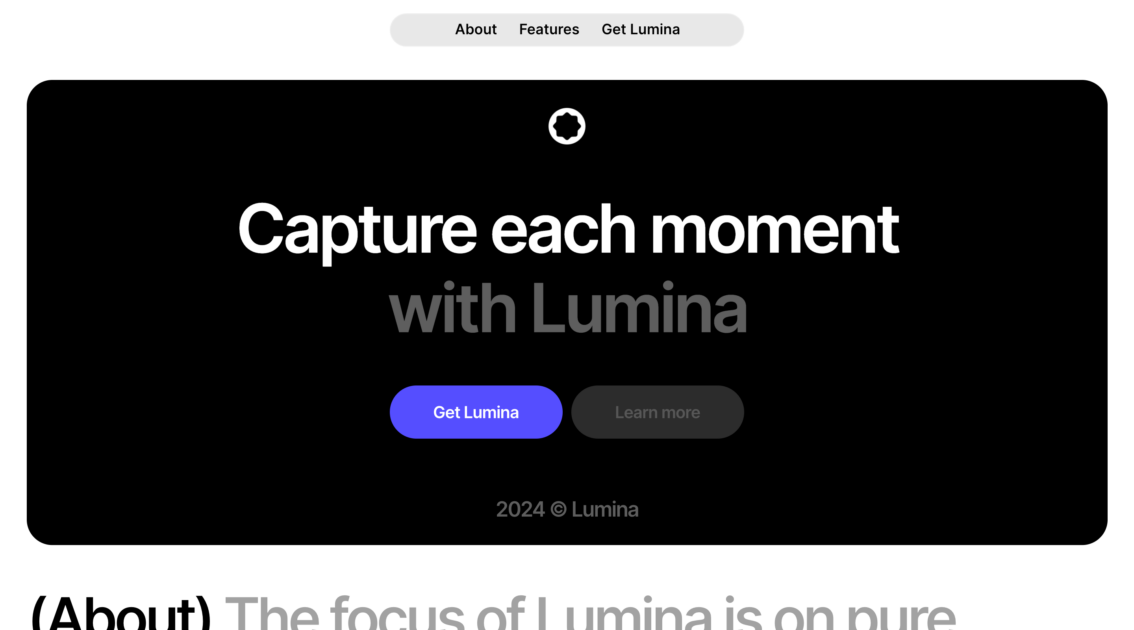 Lumina on Minimal Gallery