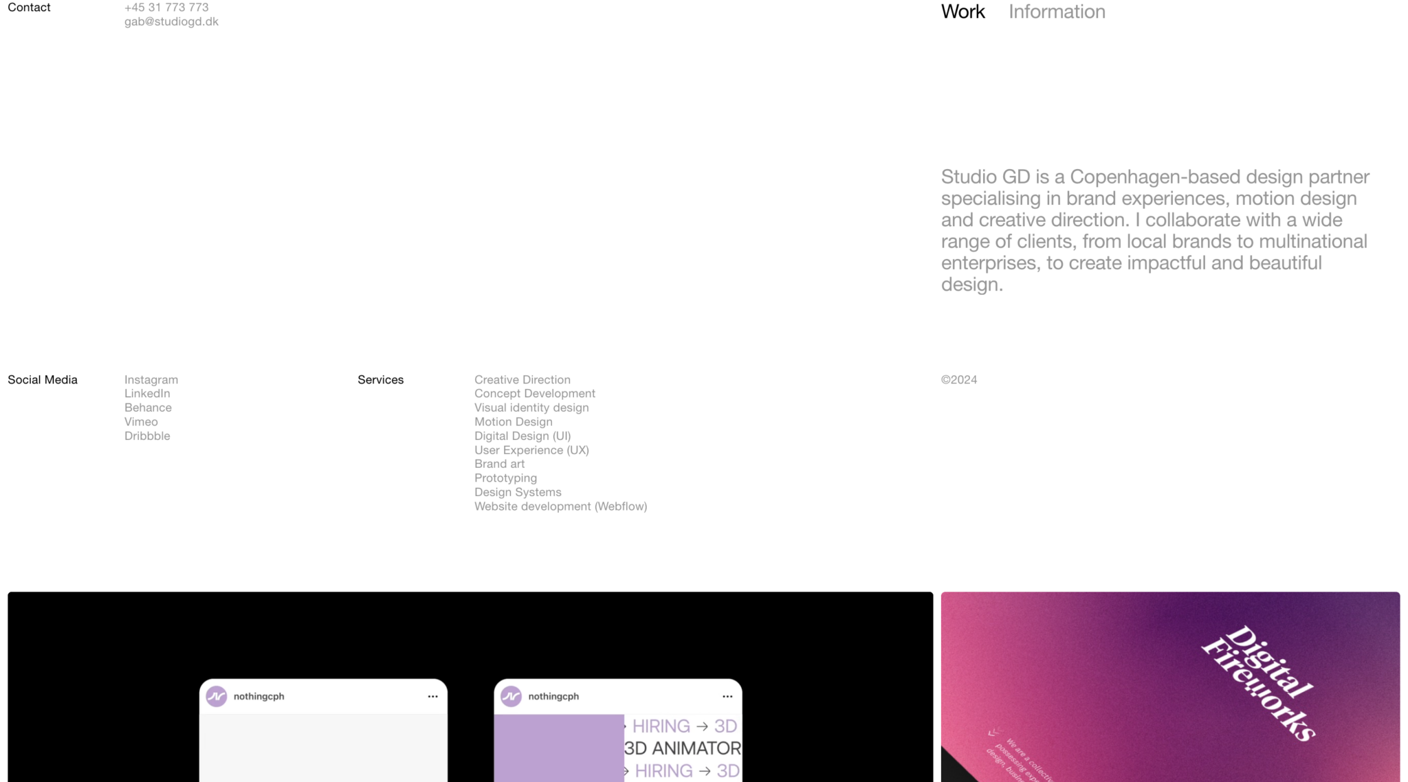 Studio GD on Minimal Gallery
