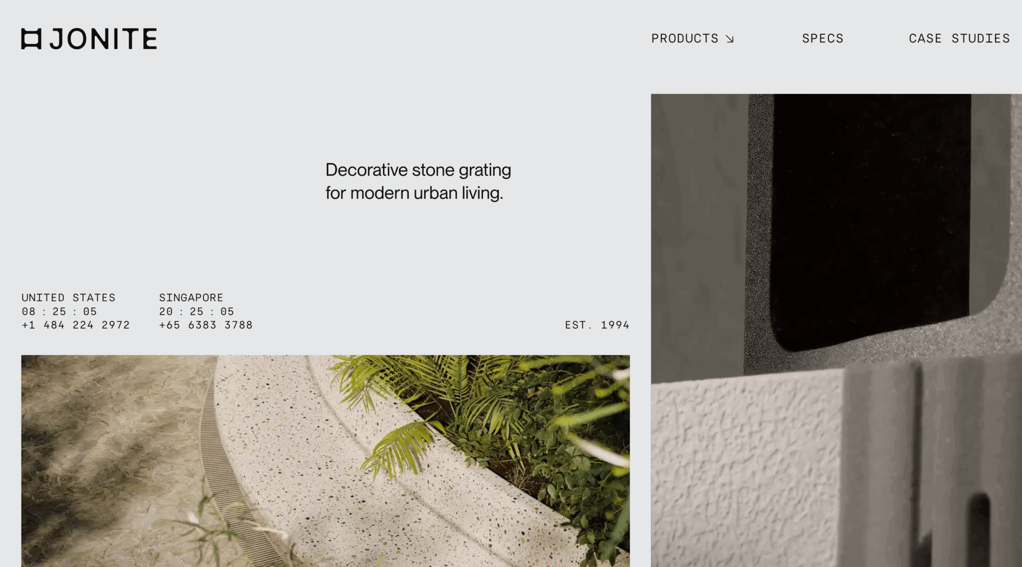 Jonite on Minimal Gallery